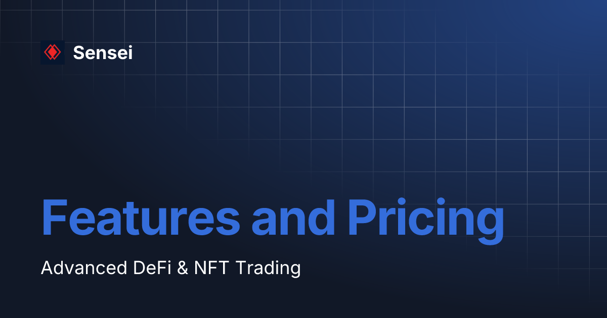 Features and Pricing | Sensei